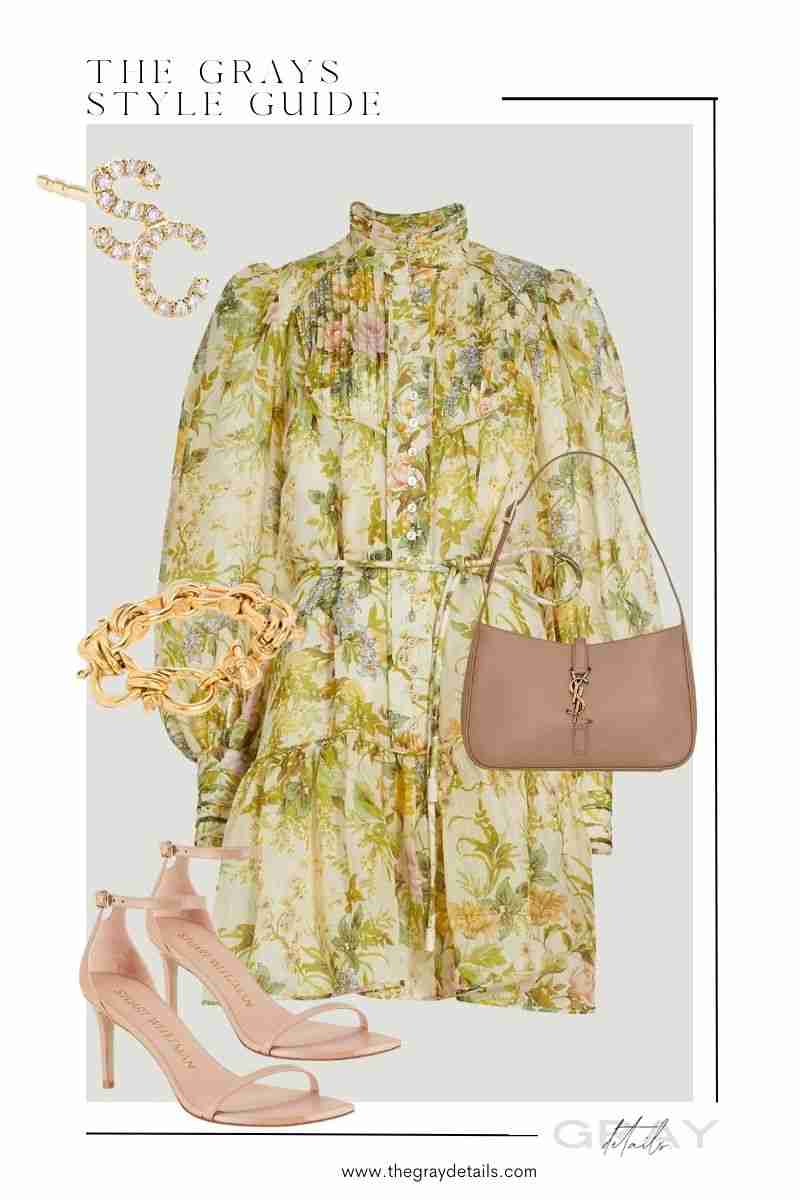 14 Spring Floral Dress Outfits - the gray details