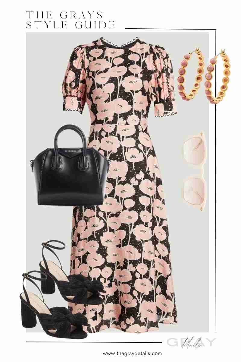 14 Spring Floral Dress Outfits - the gray details