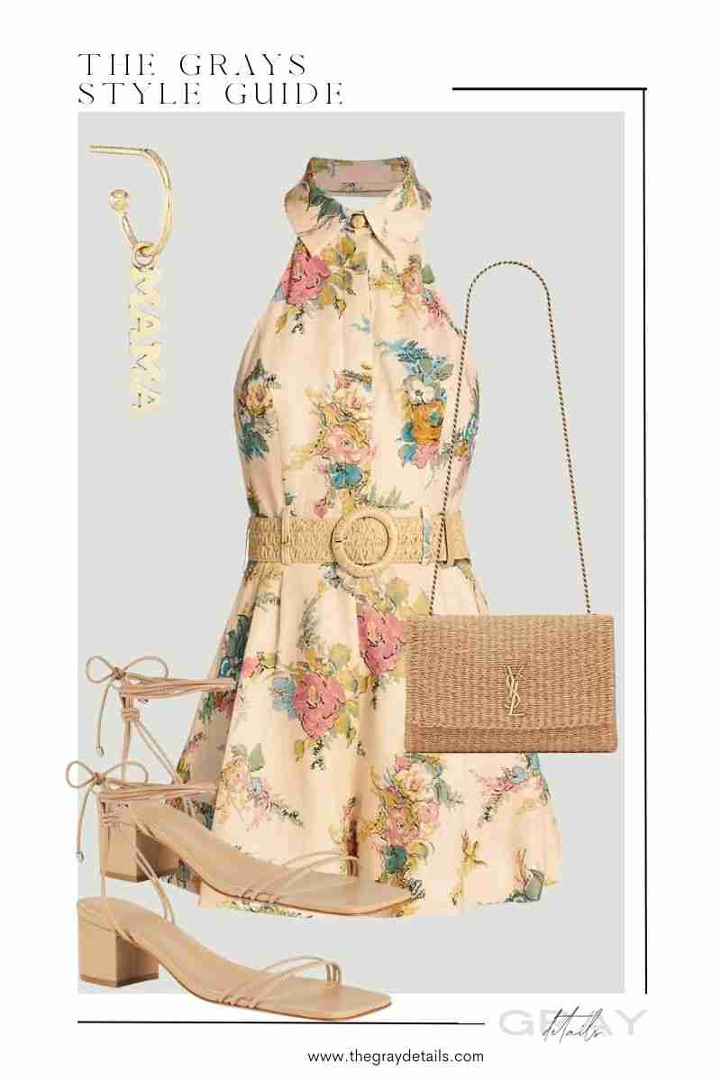 14 Spring Floral Dress Outfits - the gray details
