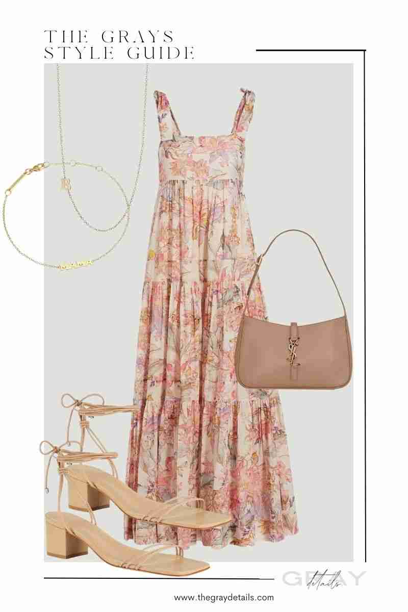 14 Spring Floral Dress Outfits - the gray details