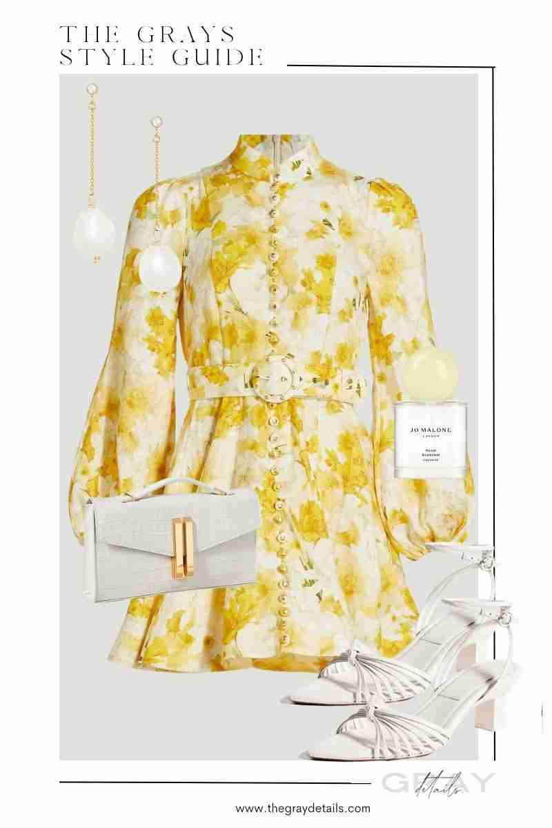 14 Spring Floral Dress Outfits - the gray details