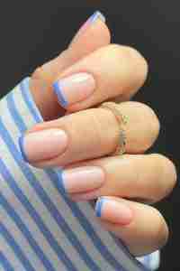 30 Short Square Nails for Summer - the gray details