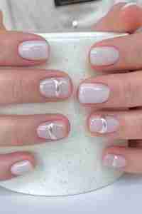 55+ Short Square Nails for Summer - the gray details
