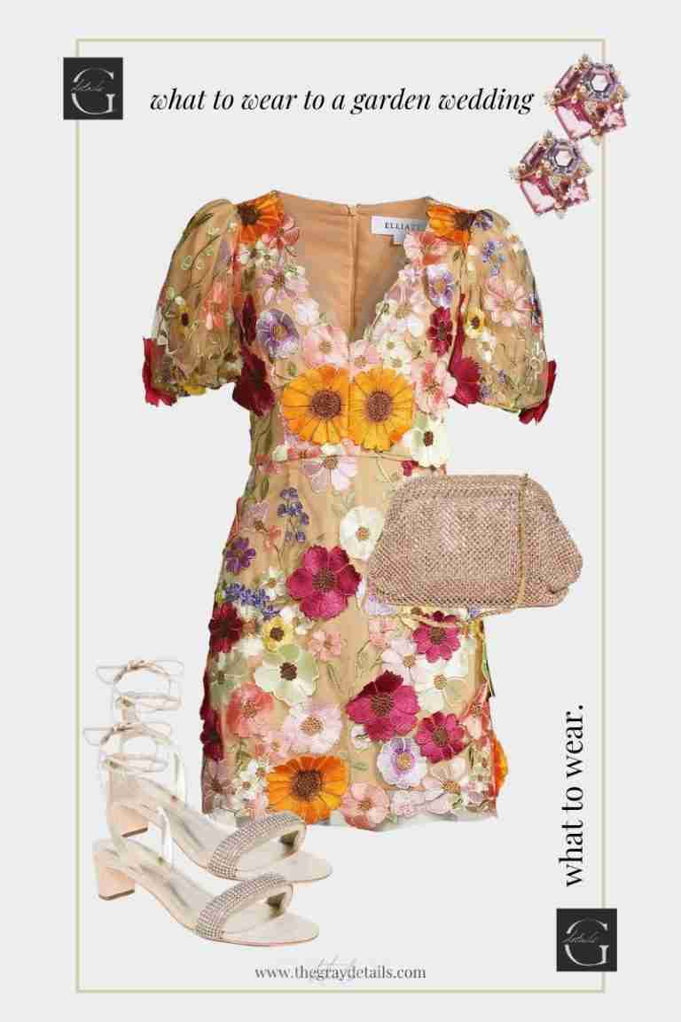 10 Summer Garden Wedding Guest Outfits - the gray details