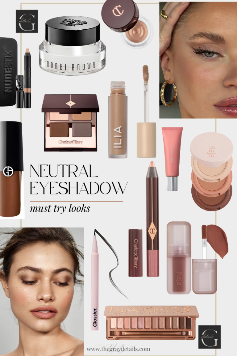 Neutral Eyeshadow Looks - the gray details