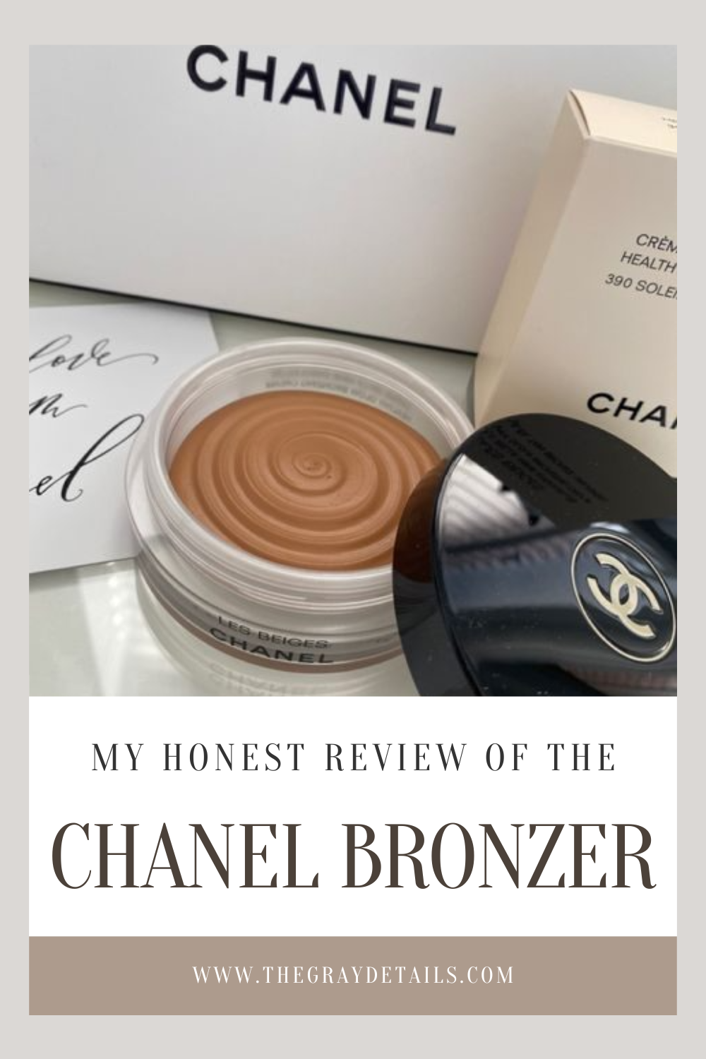 Chanel Les Beiges Bronzer Review - the gray details