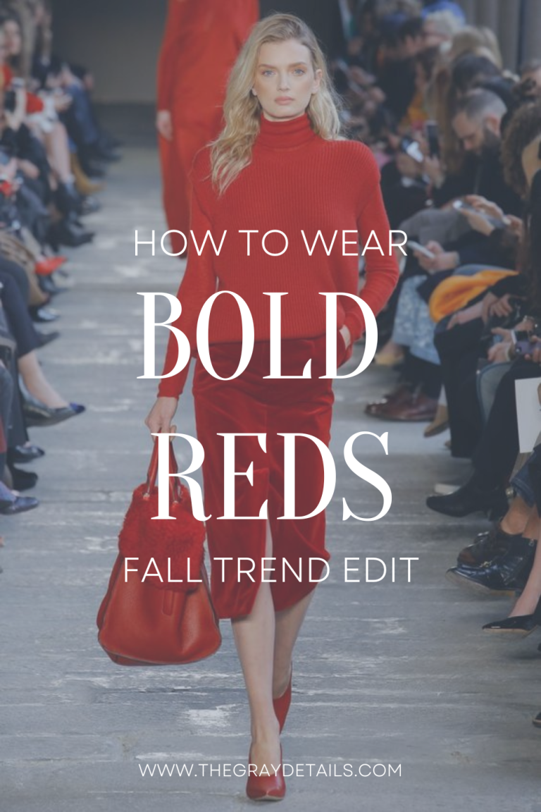 Red Outfit Ideas | Fall Trend Edit - the gray details