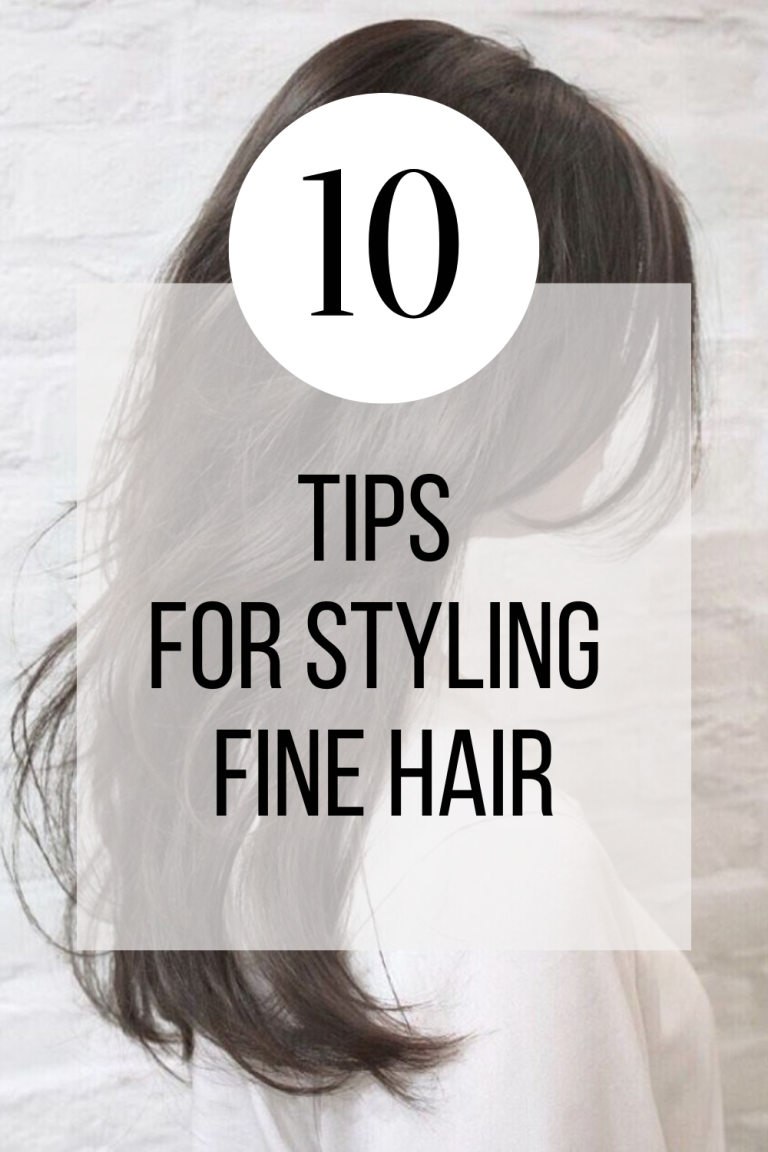 Best Styling Products For Fine Hair - the gray details
