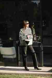 9 Black Jean Outfits for Fall - the gray details