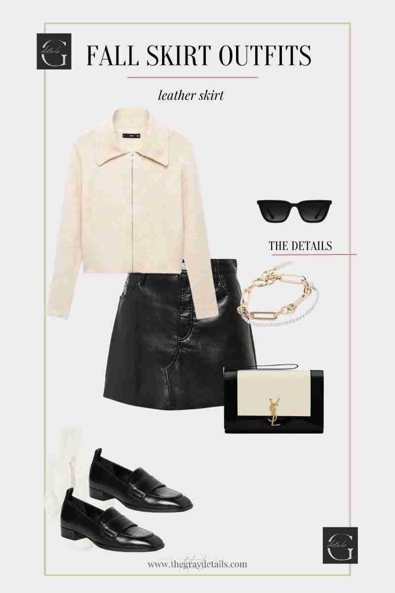 Fall Skirt Outfits for Every Occasion - the gray details