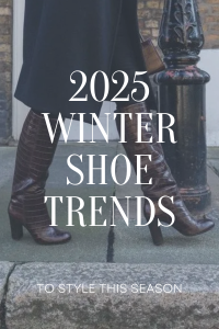 Winter Shoe Trends 2025 - the gray details