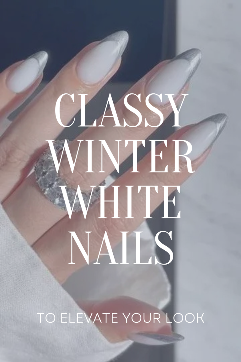40+ Winter White Nails - the gray details | Lifestyle Blog