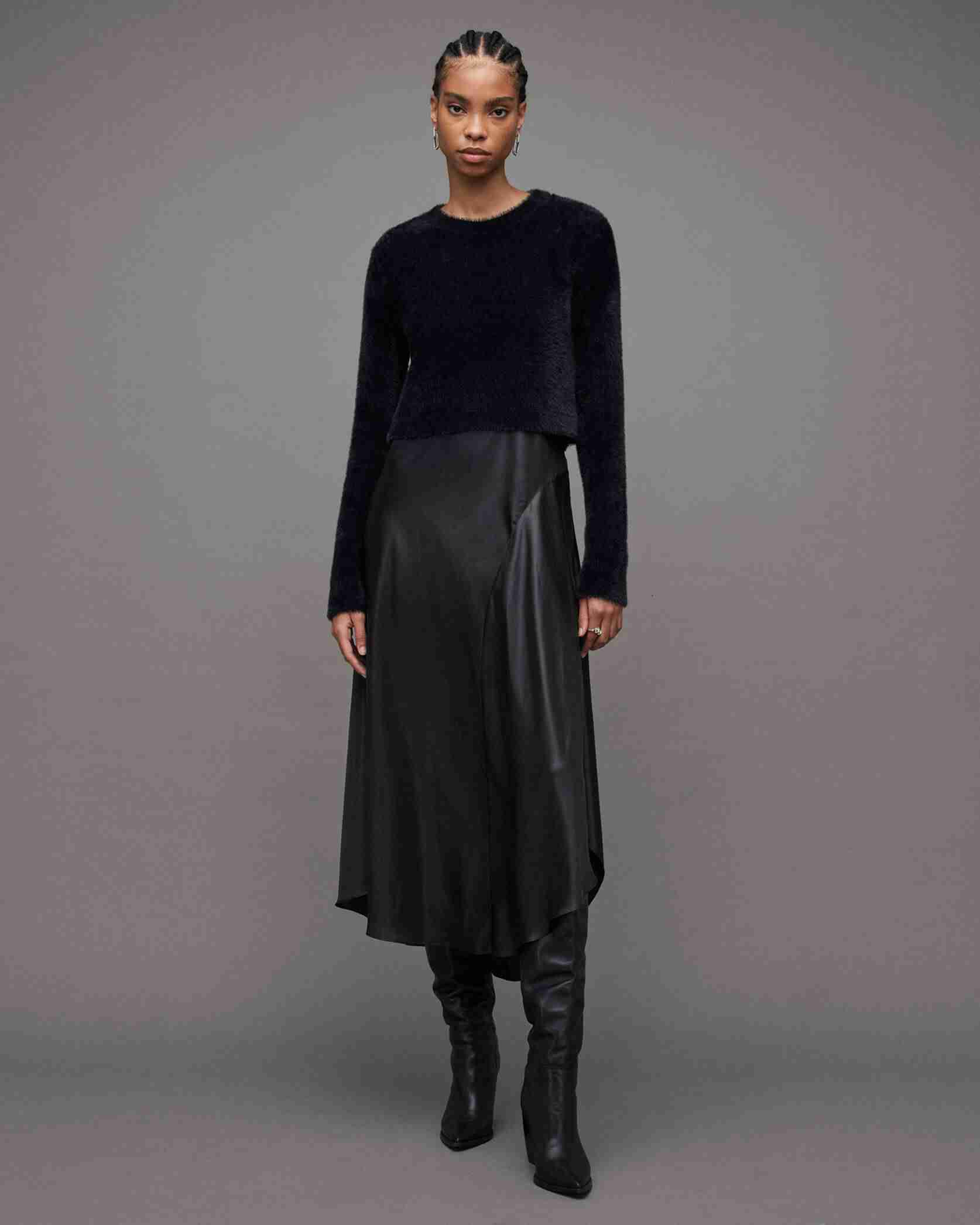 15+ Slip Dress with Sweater Sets - the gray details