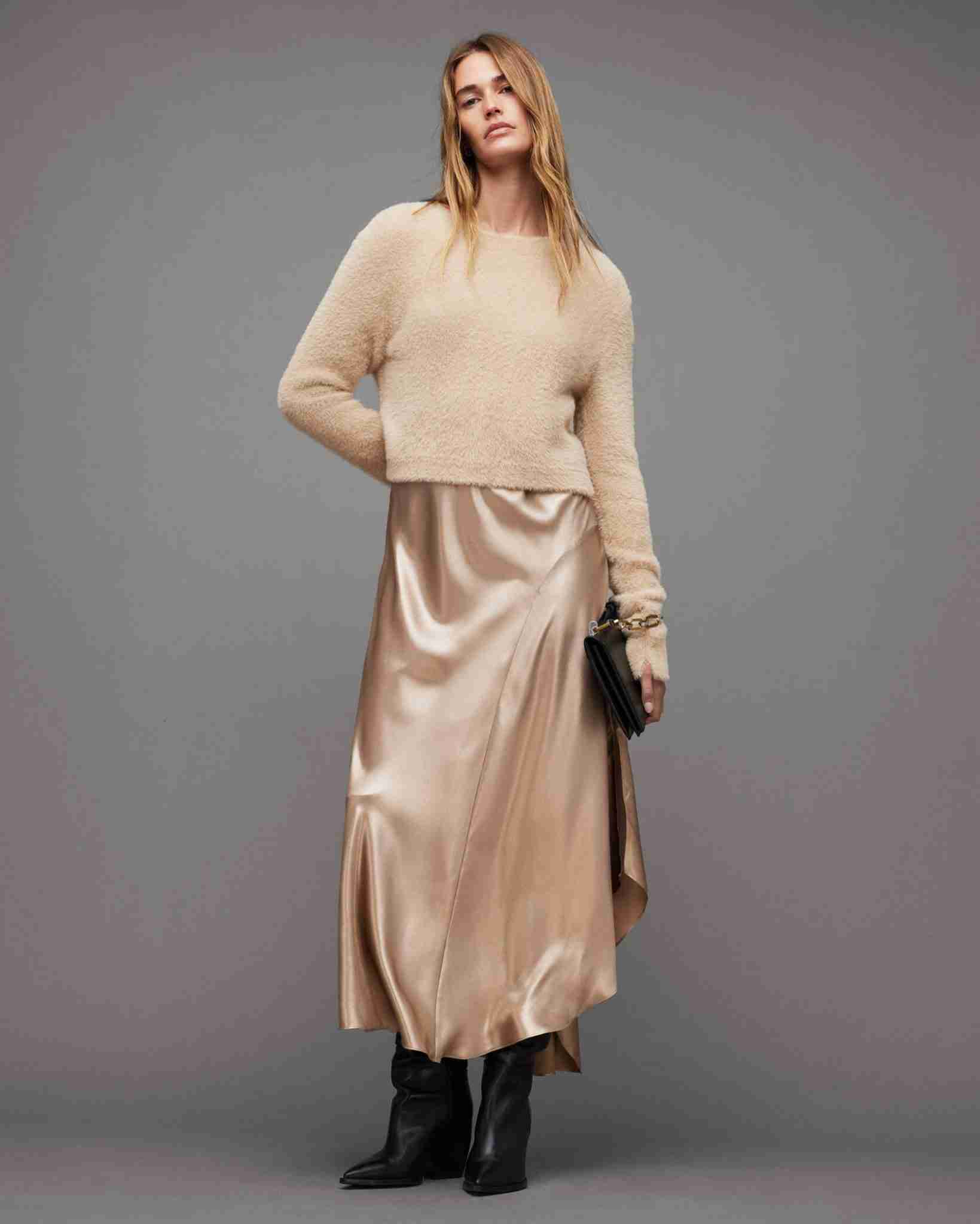 15+ Slip Dress with Sweater Sets - the gray details