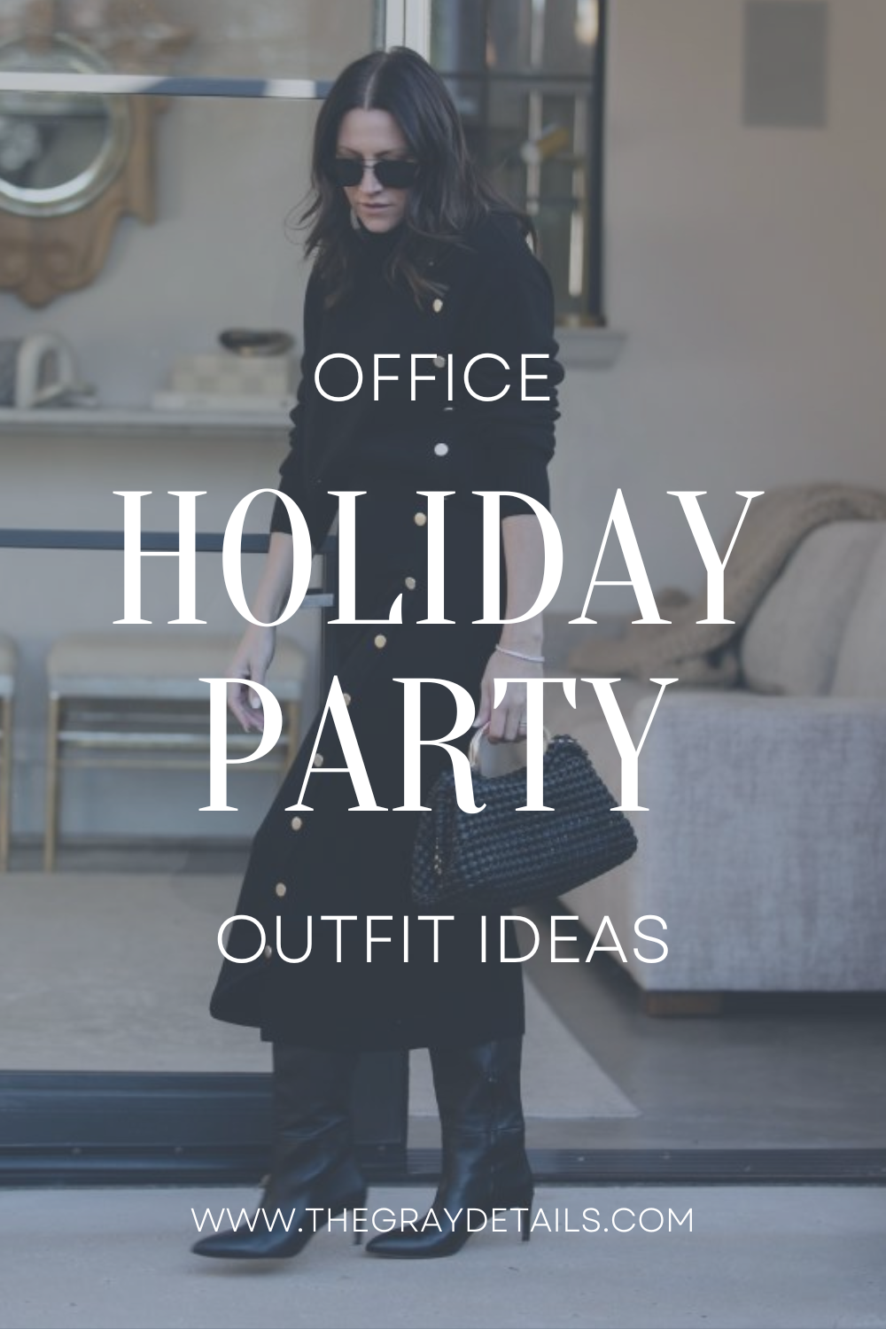 Office Holiday Party Outfits - the gray details