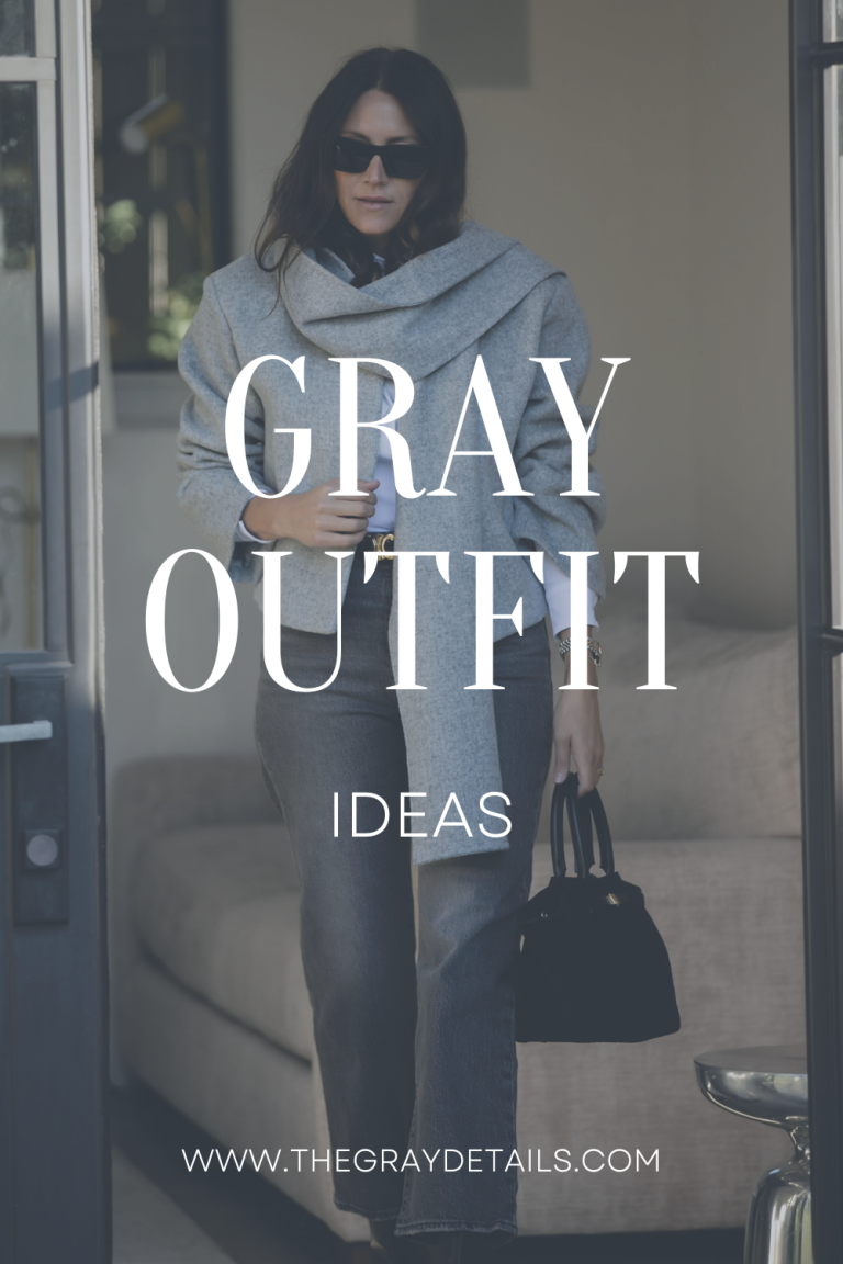Gray Outfits - the gray details