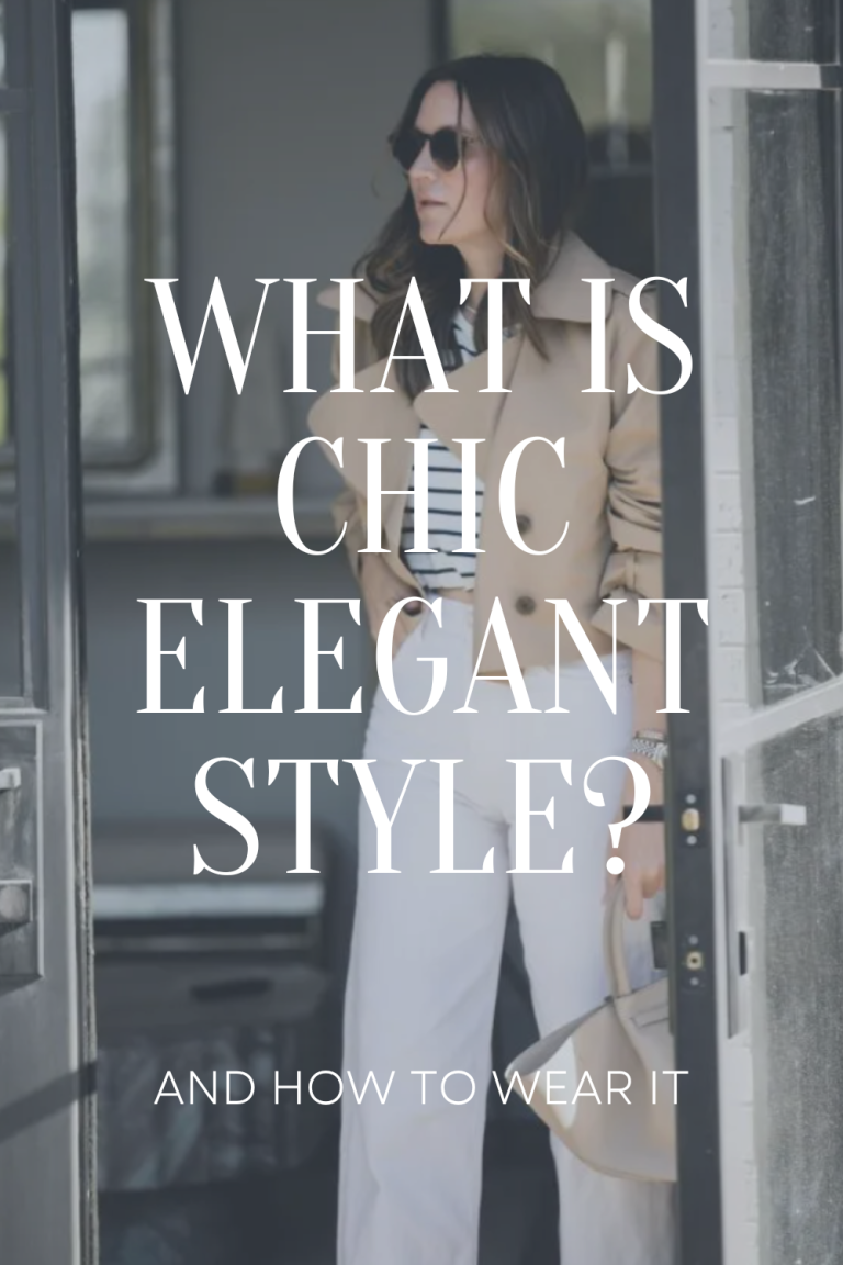 What is Chic Elegant Style - the gray details
