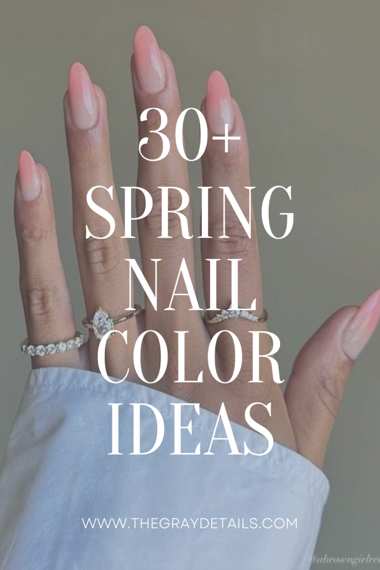 Best Spring Nail Colors - the gray details
