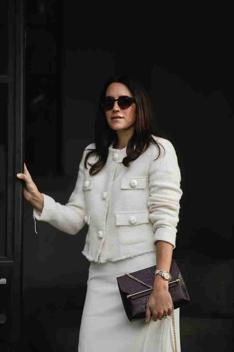 How to Wear a Lady Jacket - the gray details