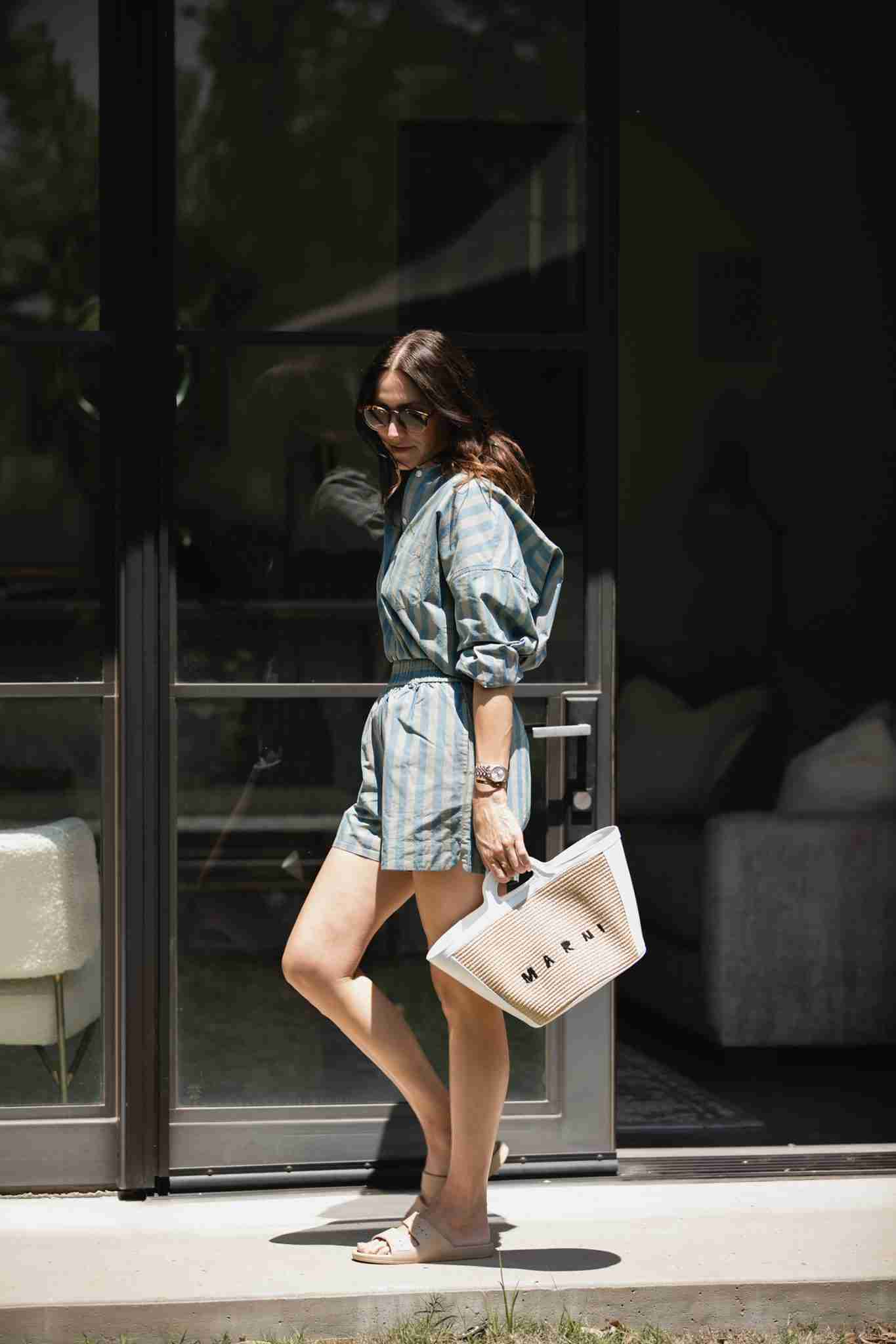 How to Style Paper Bag Shorts - the gray details