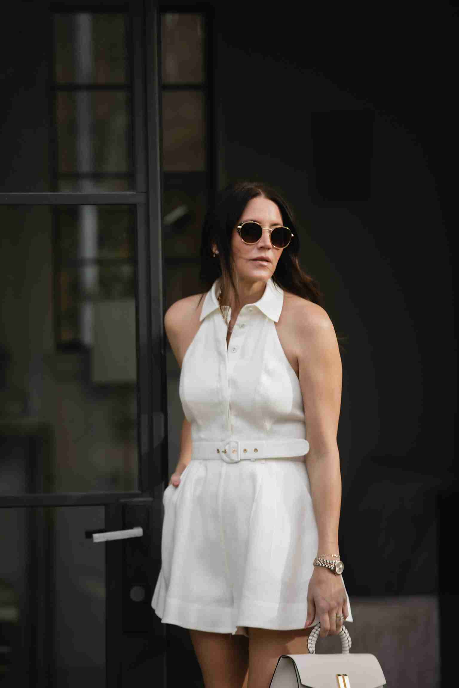 Linen Romper Outfits - the gray details