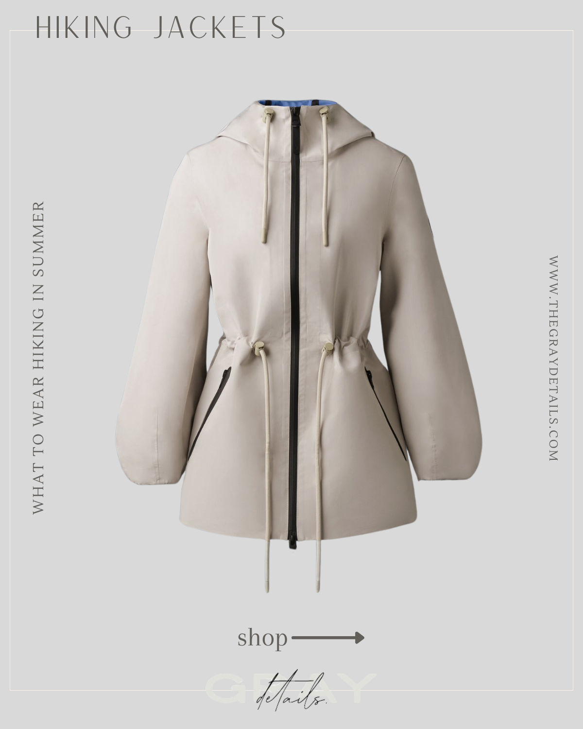 What to Wear Hiking in Summer - the gray details