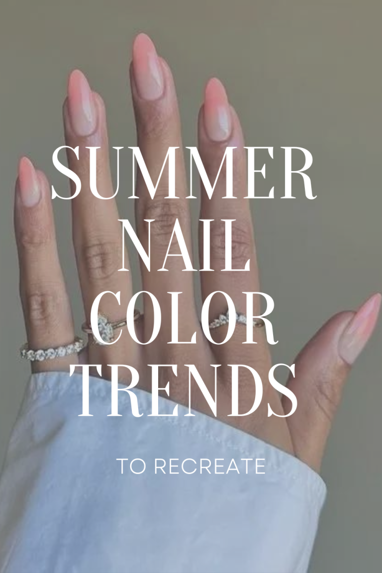 Best Summer Nail Color Trends for 2024 - the gray details