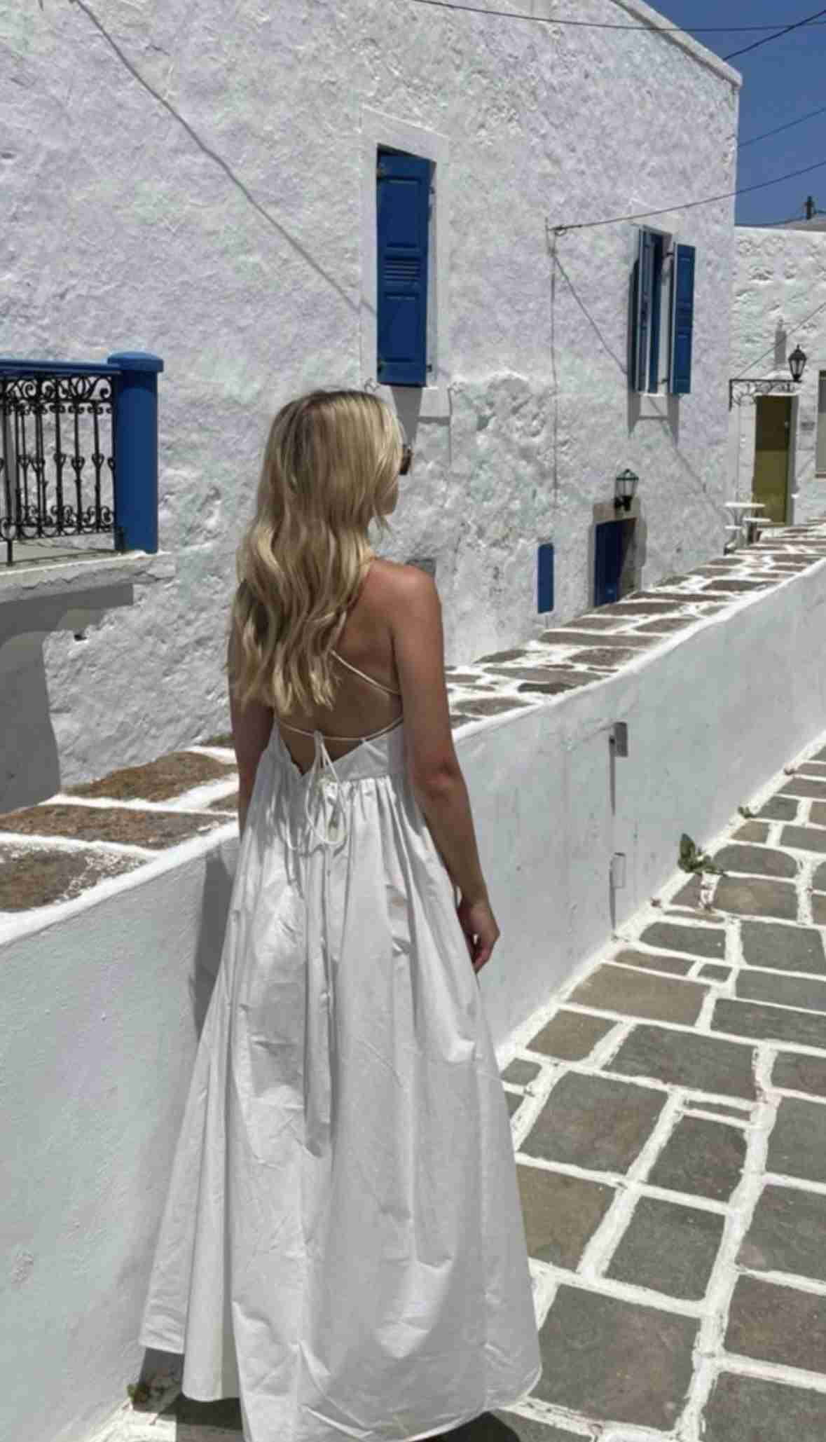 Greece Outfit Ideas for Summer Travel - the gray details