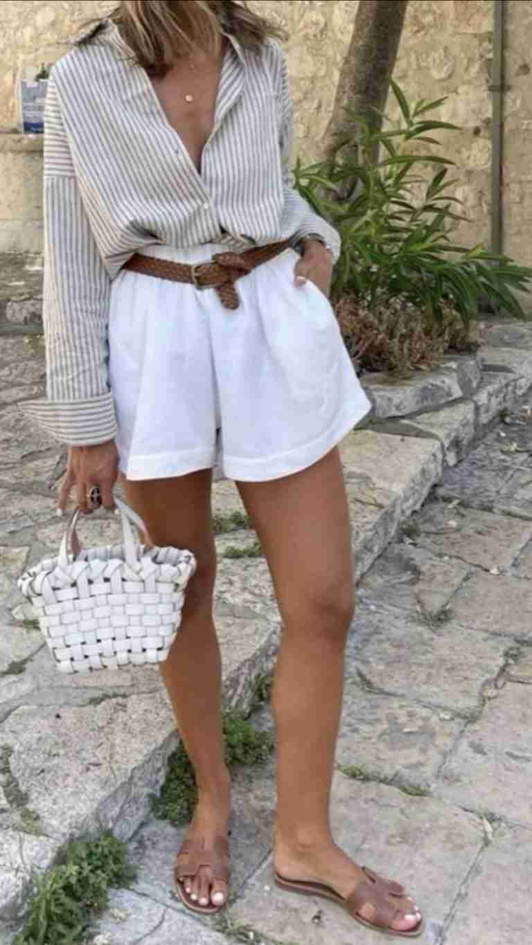 Greece Outfit Ideas for Summer Travel - the gray details