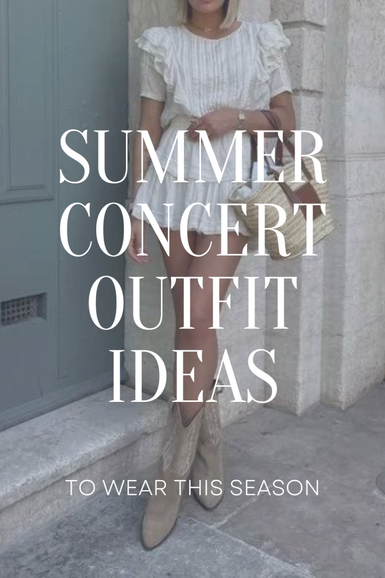 What to Wear to a Summer Concert - the gray details