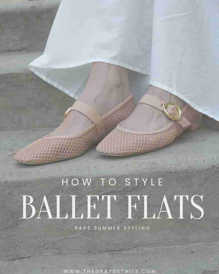 how to style ballet flats - the gray details
