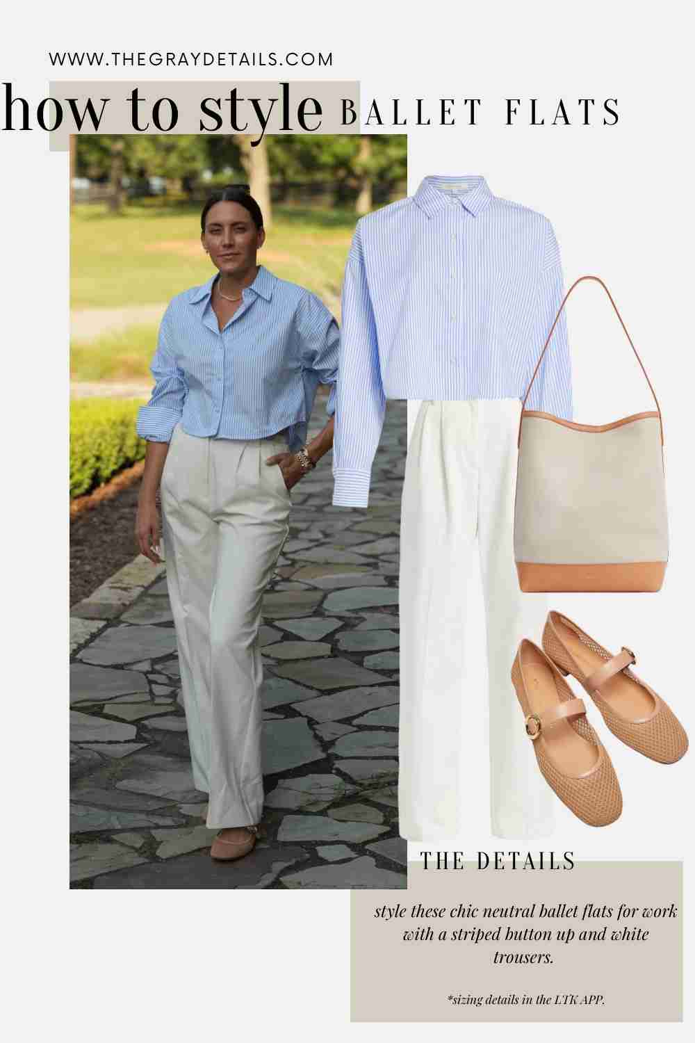 how to style ballet flats - the gray details