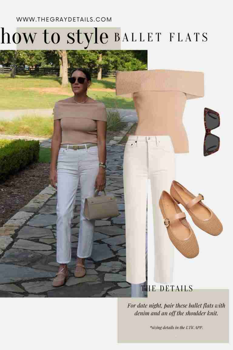 how to style ballet flats - the gray details
