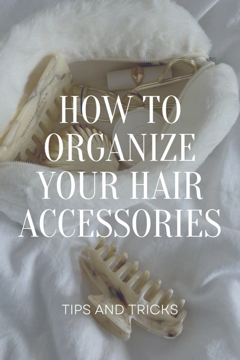 How to Organize Hair Accessories - the gray details