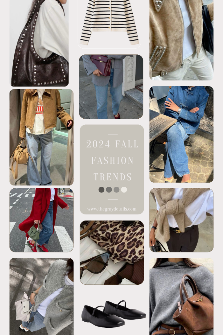 Wearable Fall Fashion Trends for 2024 - the gray details