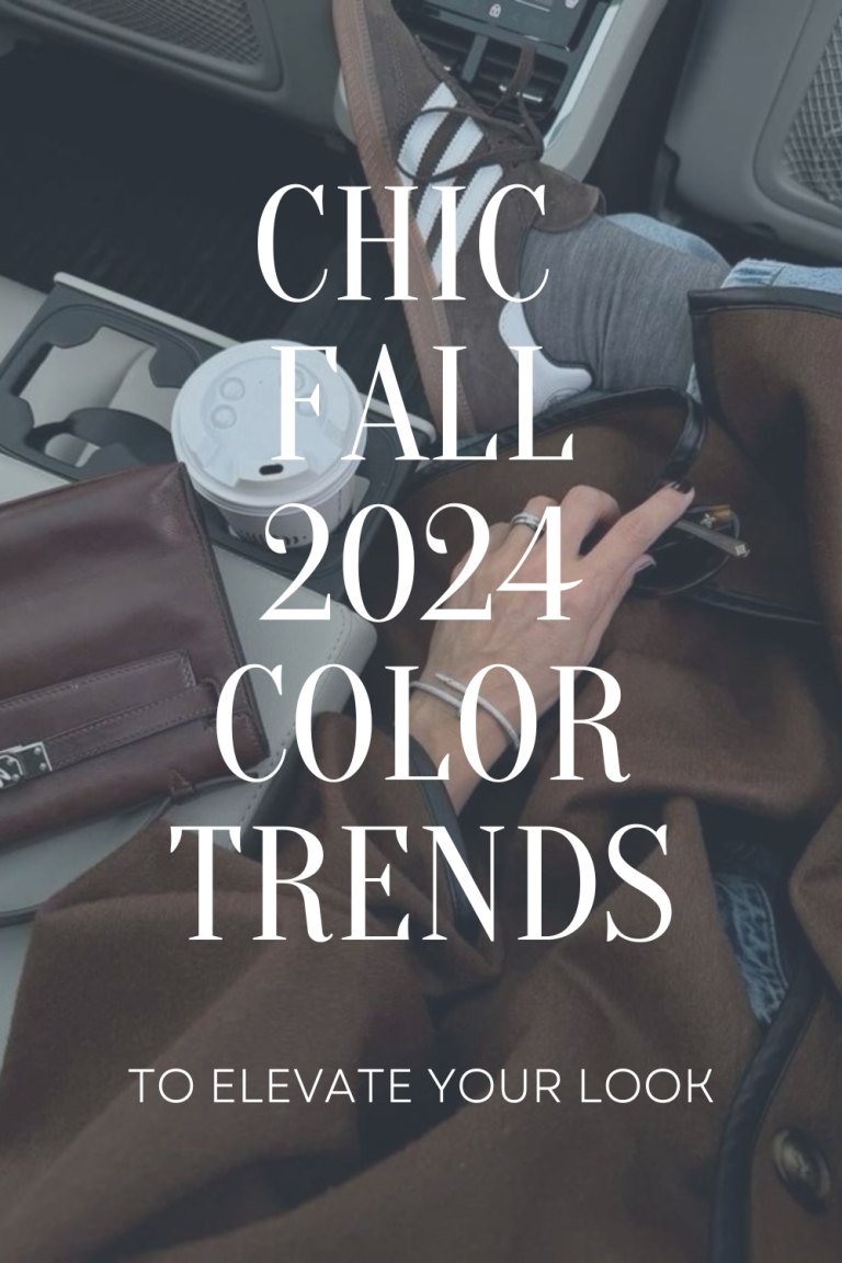 Fall Fashion Color Trends: Elevate Your Style with the Season's Must ...