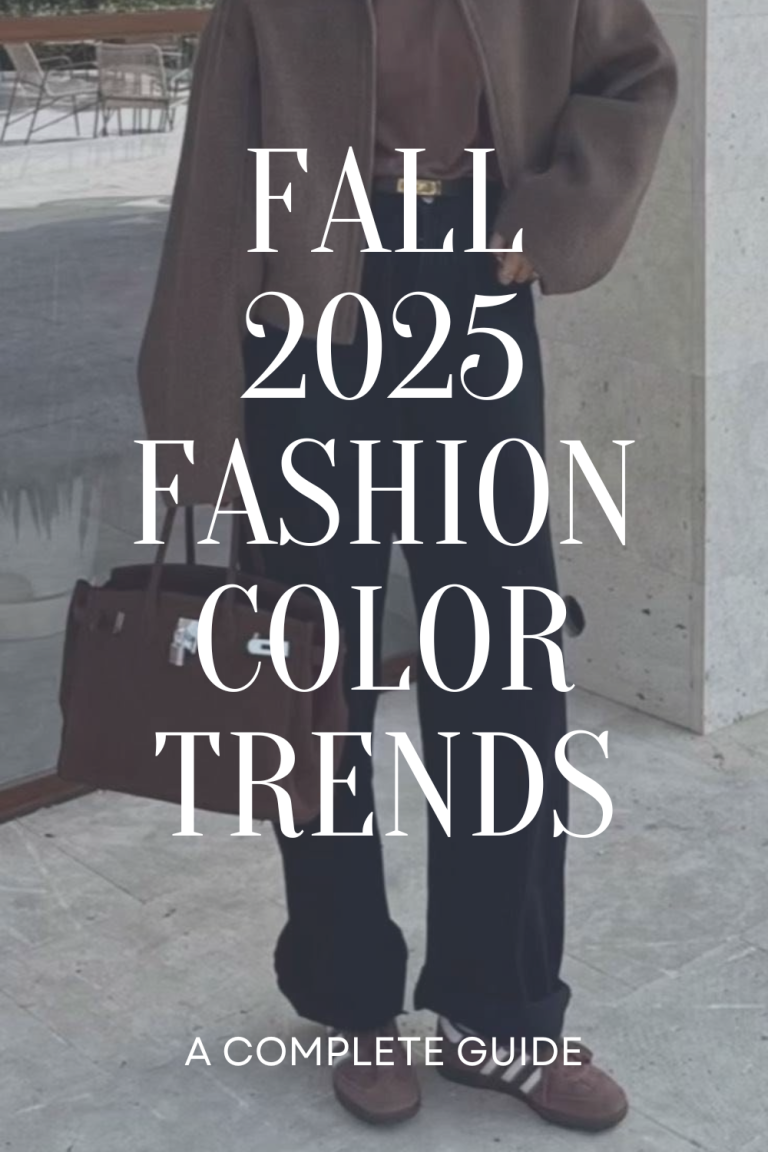 Fall Fashion Color Trends: Elevate Your Style with the Season's Must ...