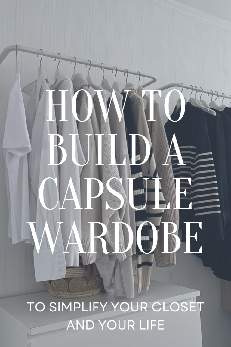 How to Build a Capsule Wardrobe - the gray details