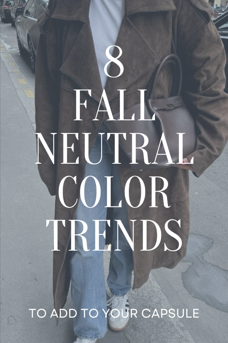 8 Neutral Color Trends to add to Your Fall Capsule - the gray details