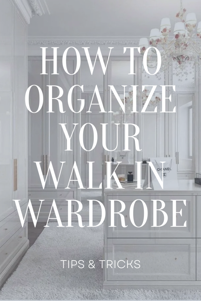 How to Organize Walk-in Wardrobe - the gray details