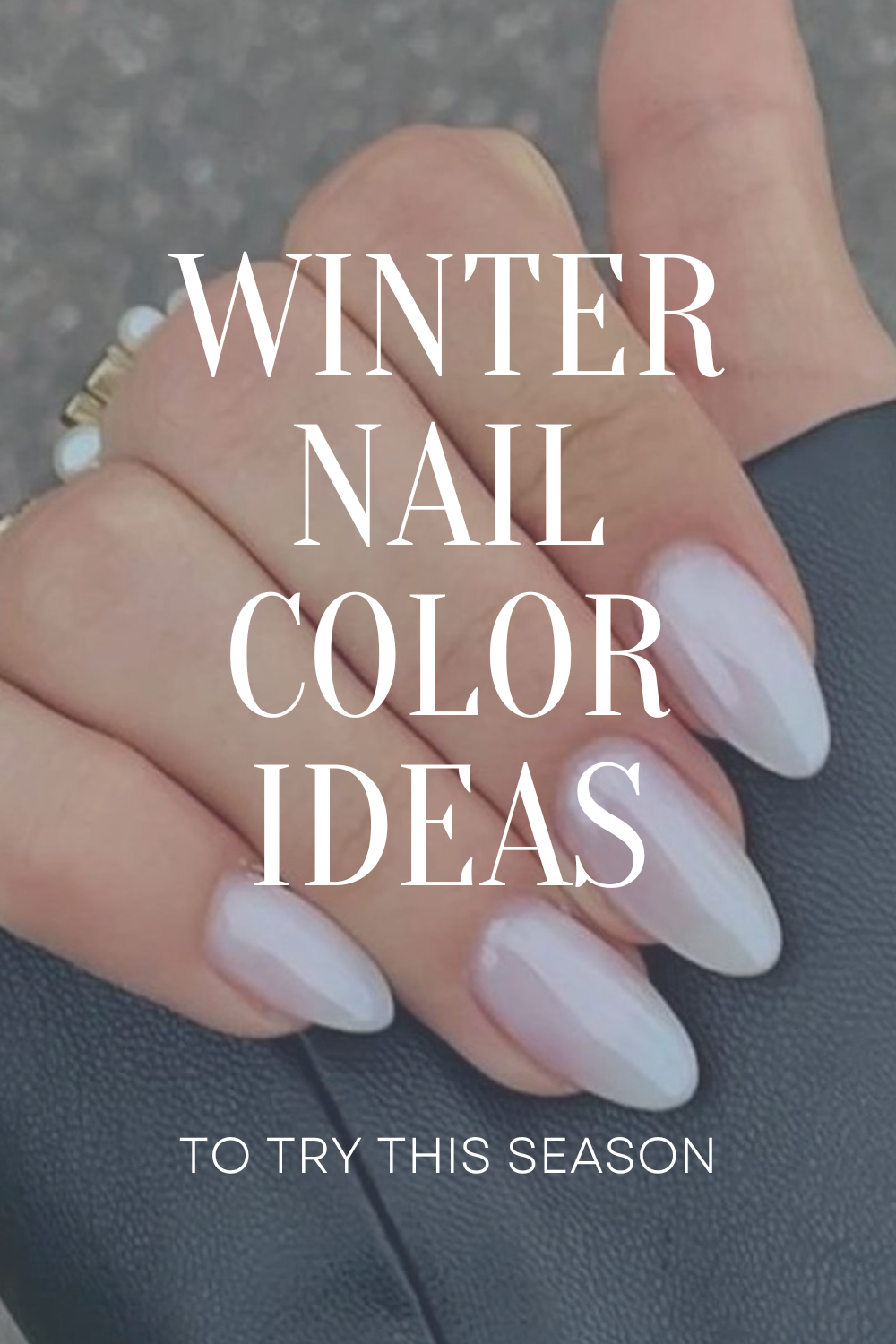 Winter Nail Color Trends - the gray details