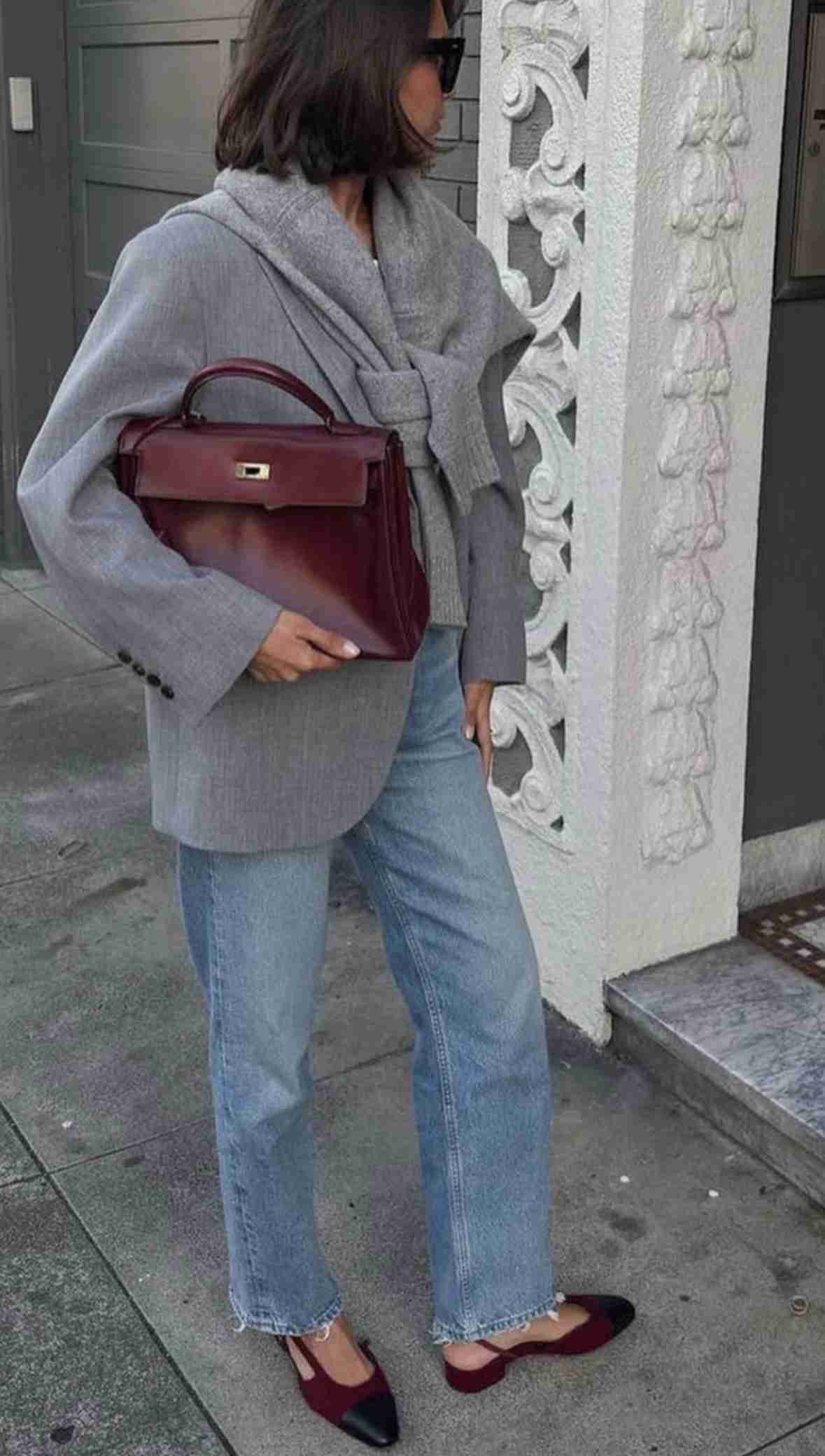 New York City in the Fall Outfits - the gray details