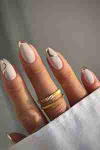 65 + Metallic Nail Ideas - the gray details