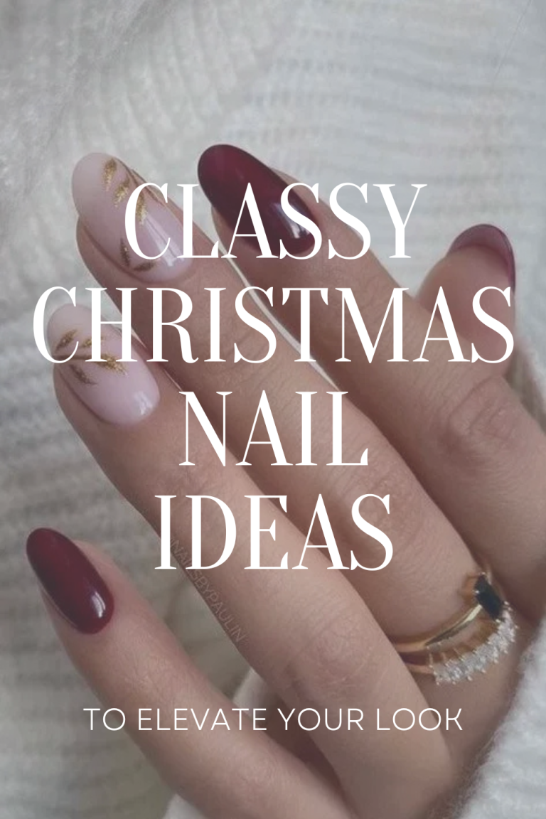 Classy Christmas Nail Ideas to Elevate Your Holiday Look - the gray details