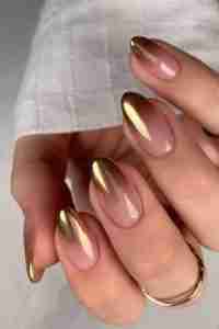 65 + Metallic Nail Ideas - the gray details