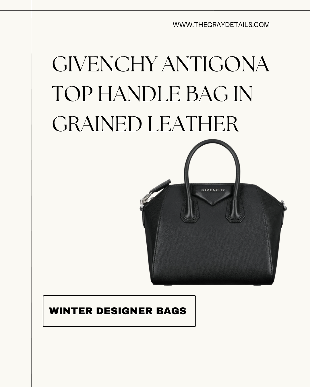 Winter Designer Bags - the gray details | Lifestyle Blog