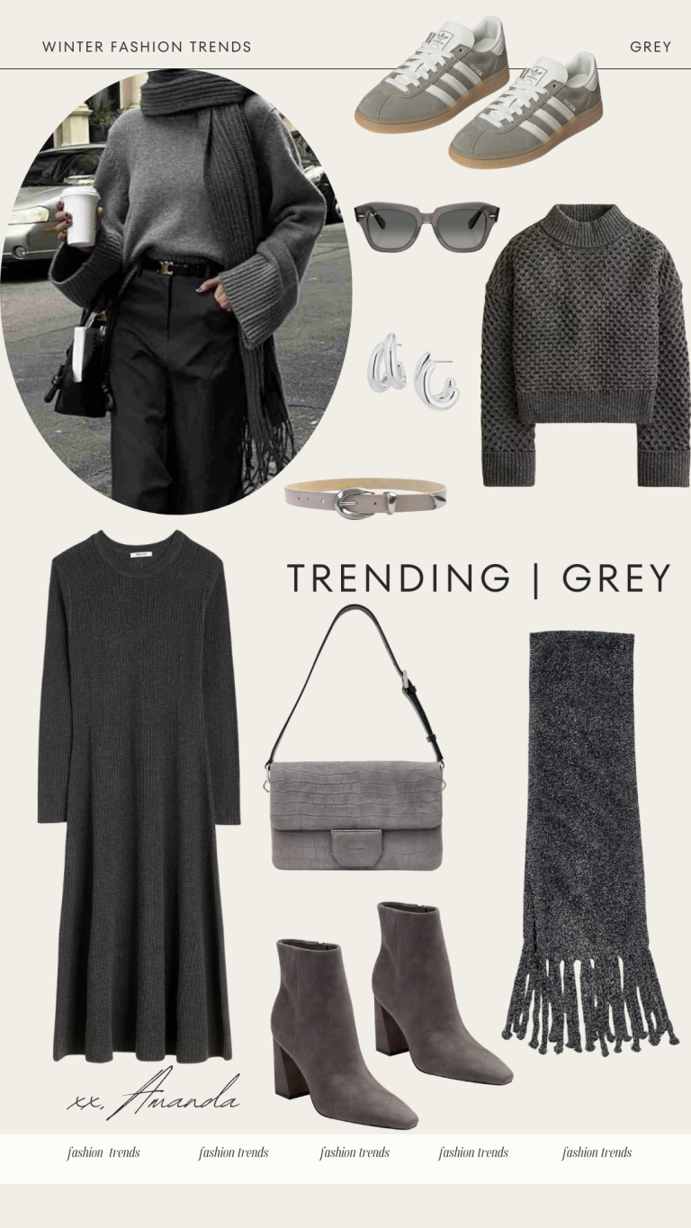 Winter Fashion Color Trends for 2025 - the gray details
