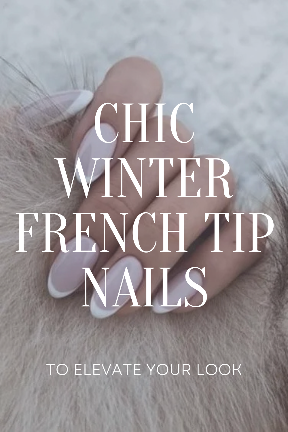 Cozy and Chic: Winter French Manicure Designs to Try - the gray details