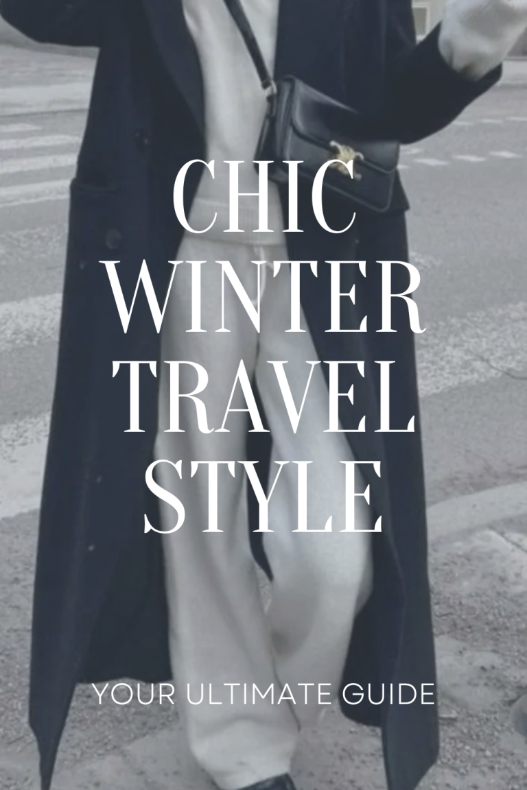 Chic & Cozy: Your Guide to Winter Travel Style - the gray details