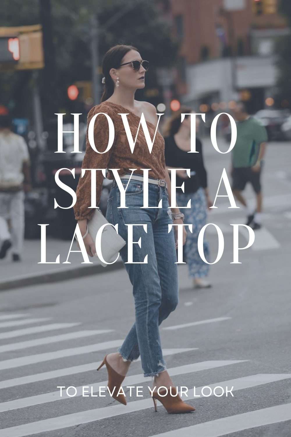 12 Lace Top Outfit Ideas - the gray details | Neutral Daily Outfit